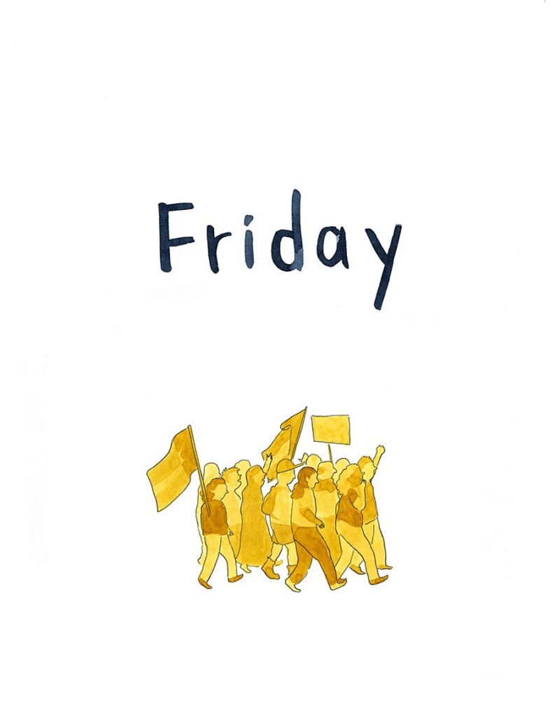 Friday - Drawing The Times